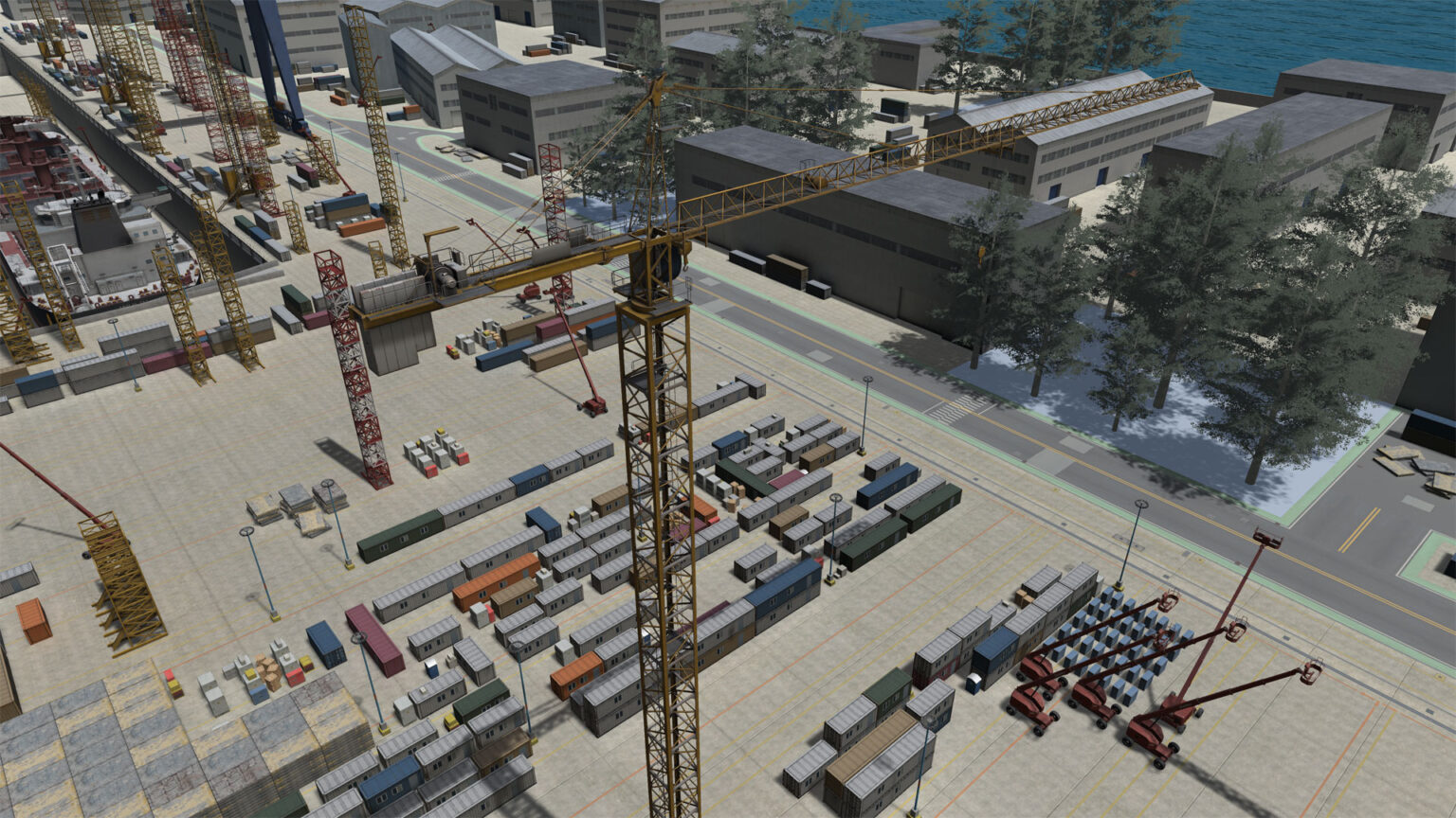 Virtual reality in shipbuilding: all-in-one shipyard 3D model