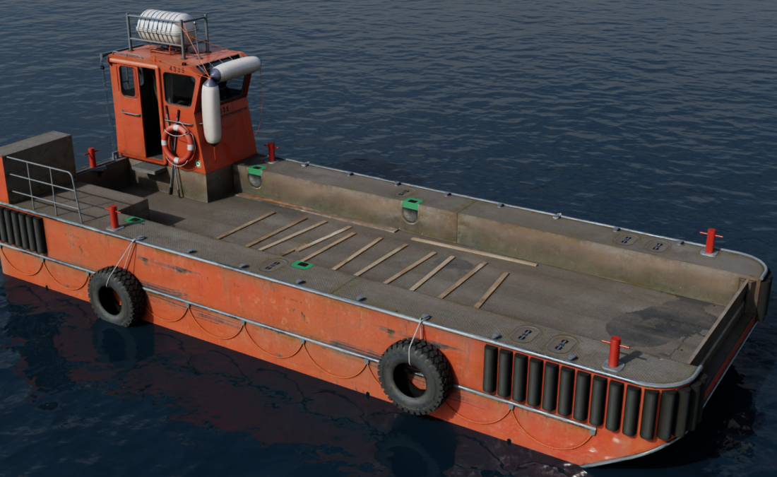 Antarctic Jet Barge