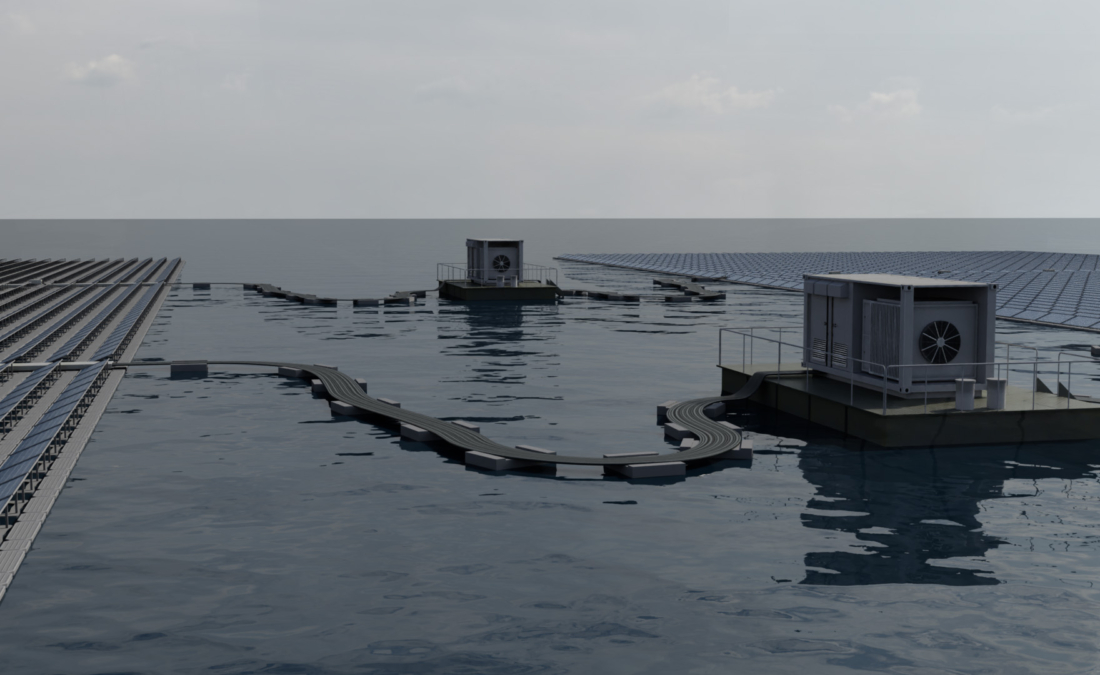 Floating Solar Plant